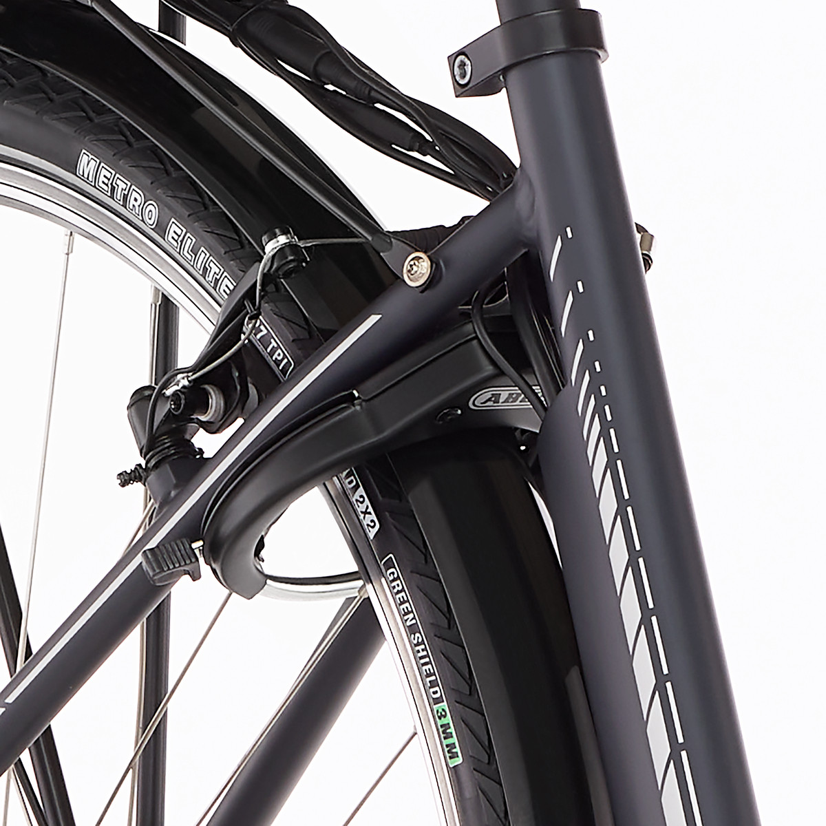 FISCHER CITA ECU 1401 E-Bike - anthrazit matt, 28 Zoll, RH 44 cm, 522 Wh, Rücktritt ...