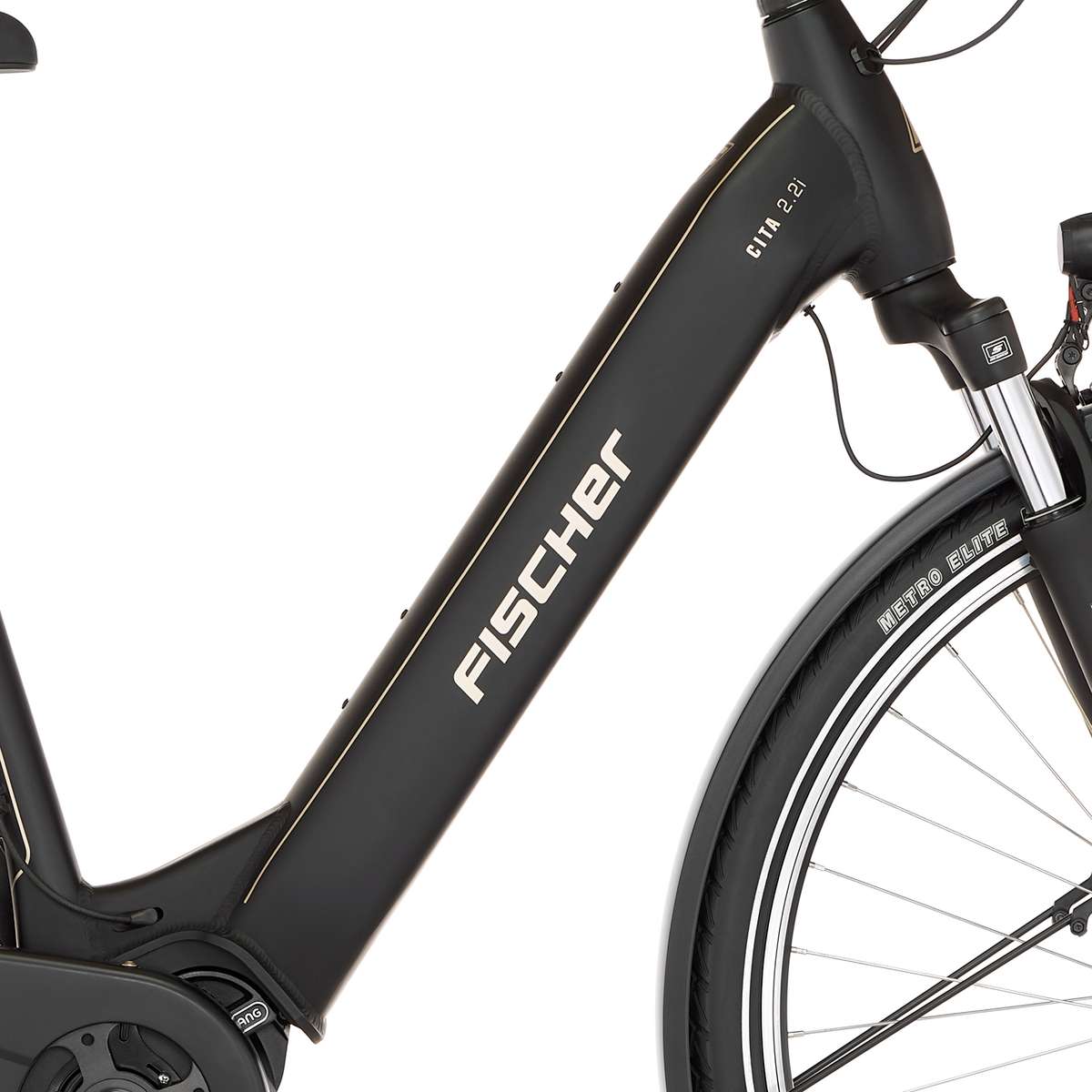 FISCHER CITA 2.2i E-Bike - schwarz matt, 28 Zoll, RH 50 cm, 522 Wh, Rücktritt Generalüberholt ...
