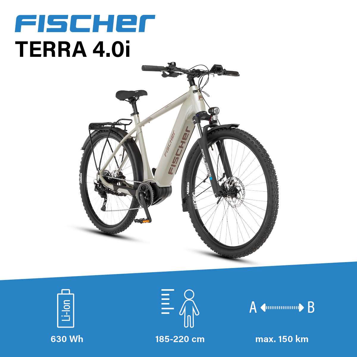 FISCHER TERRA 4.0i SUV-E-Bike – RH 55 cm, Diamantrahmen, 630 Wh | Jetzt ...