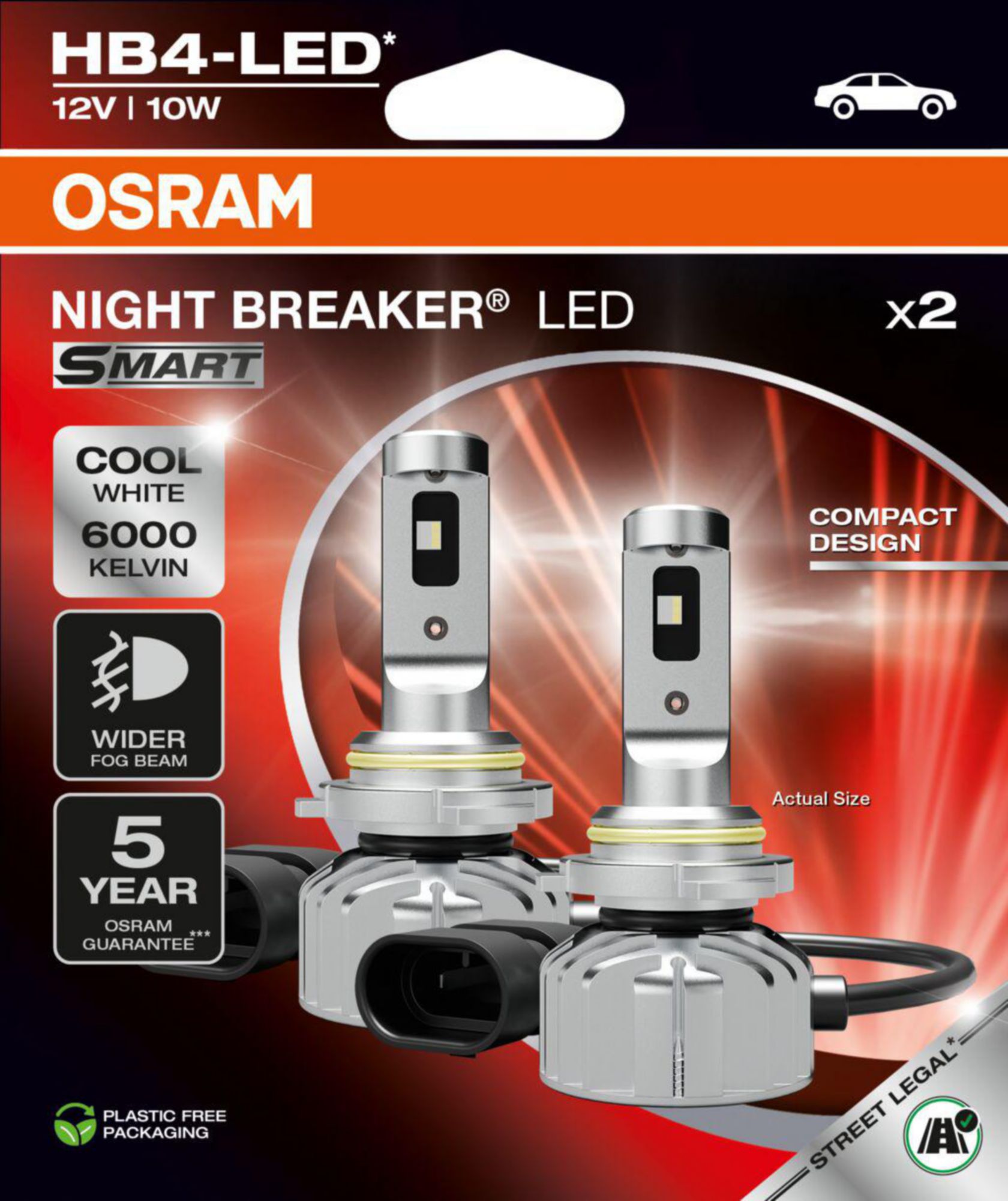 OSRAM HB4 Night Breaker LED SMART 2x | FISCHER-BIKE.COM